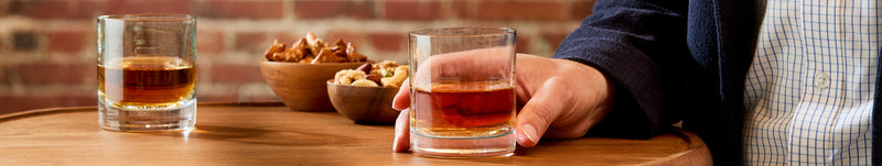 rockers | hand-blown low ball drinking glasses | glassybaby