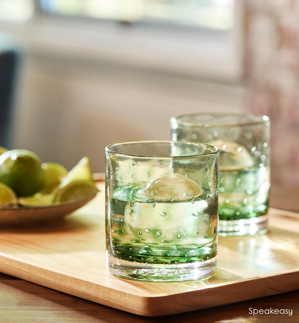 Rockers | hand-crafted low ball drinking glasses | glassybaby