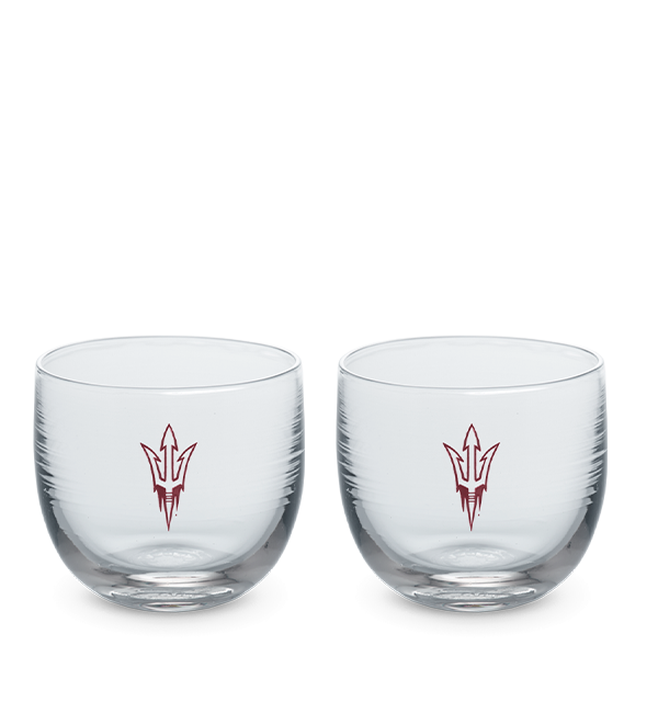 ASU drinker set | Two Arizona State University hand-blown drinking ...