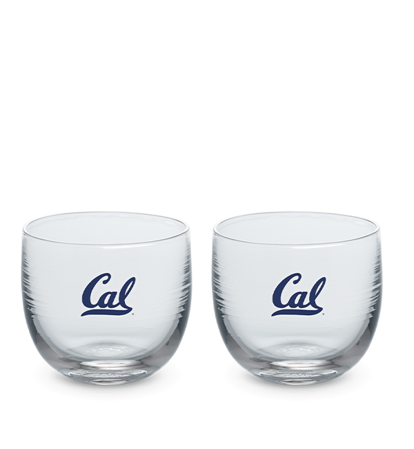 Cal Berkeley drinker set | Two University of California, Berkeley hand ...
